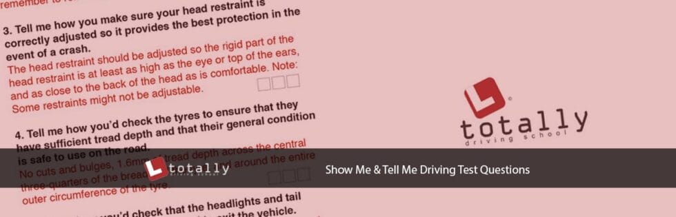 The NEW Show Me & Tell Me Questions - Driving Test | Totally Driving